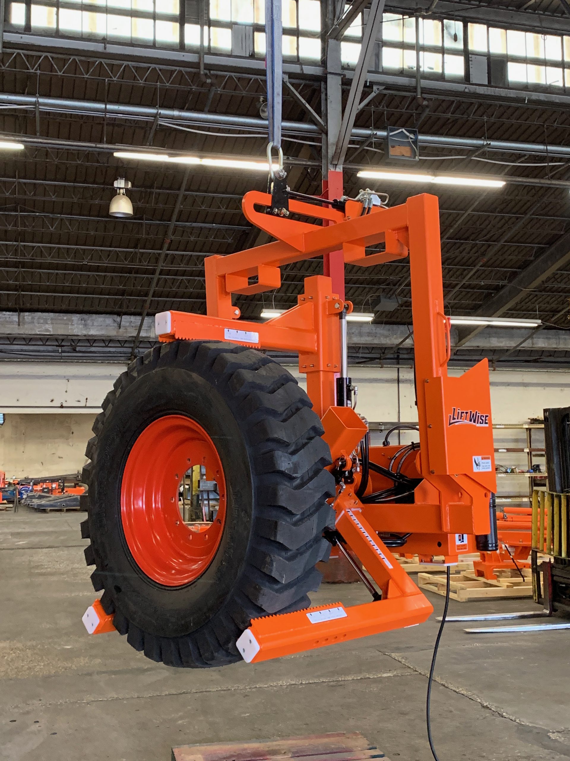 LiftWise Introduces HTH-1400 Hanging Tire Handler - LiftWise